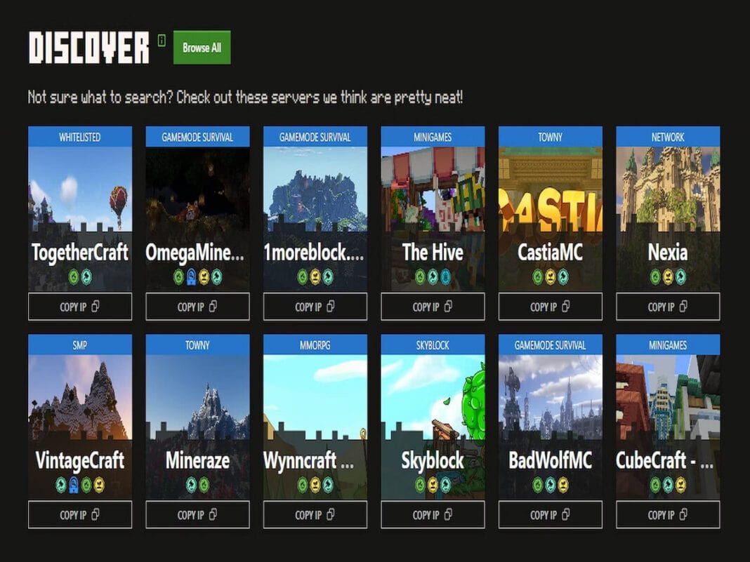 Explore the Safe & Fair Minecraft Official Server List!